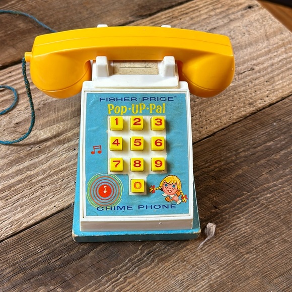 Fisher-Price | Toys | Vintage Fisher Price 968 Pop Up Pal Chime Phone ...